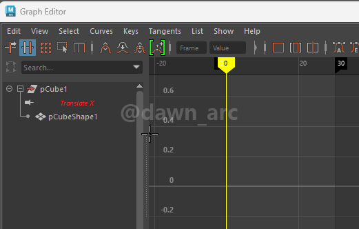 [Maya]Keyframe 01 - Graph Editor